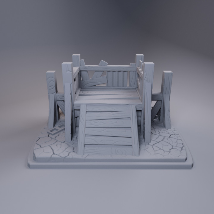 3D Printable Ramshackle guard tower by The Cackling Kobold Company