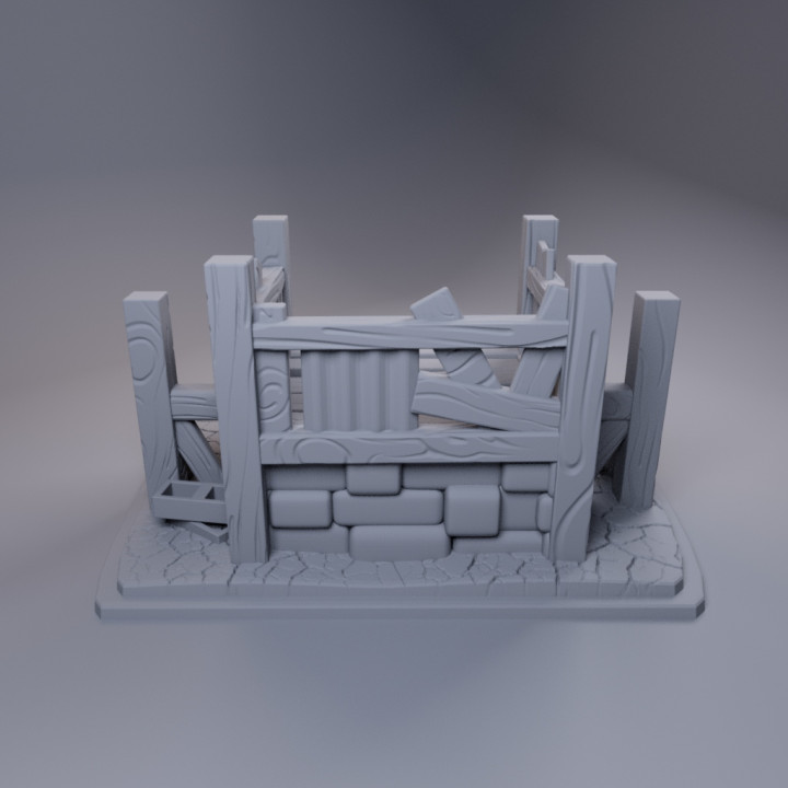3D Printable Ramshackle guard tower by The Cackling Kobold Company