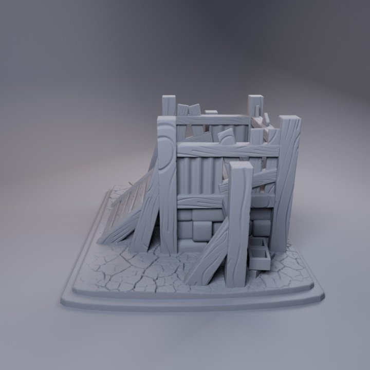 3D Printable Ramshackle guard tower by The Cackling Kobold Company