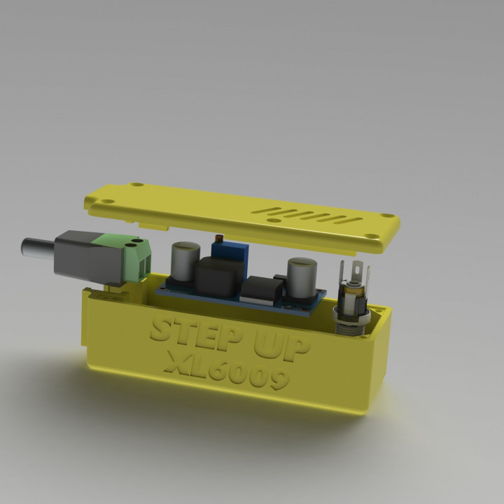 3D Printable XL6009 step up case by NerdCorner