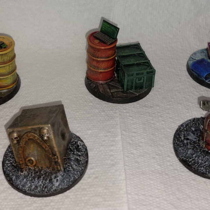 3D Print of Gothic Sector : Templaris - Objective Markers for Wargame ...