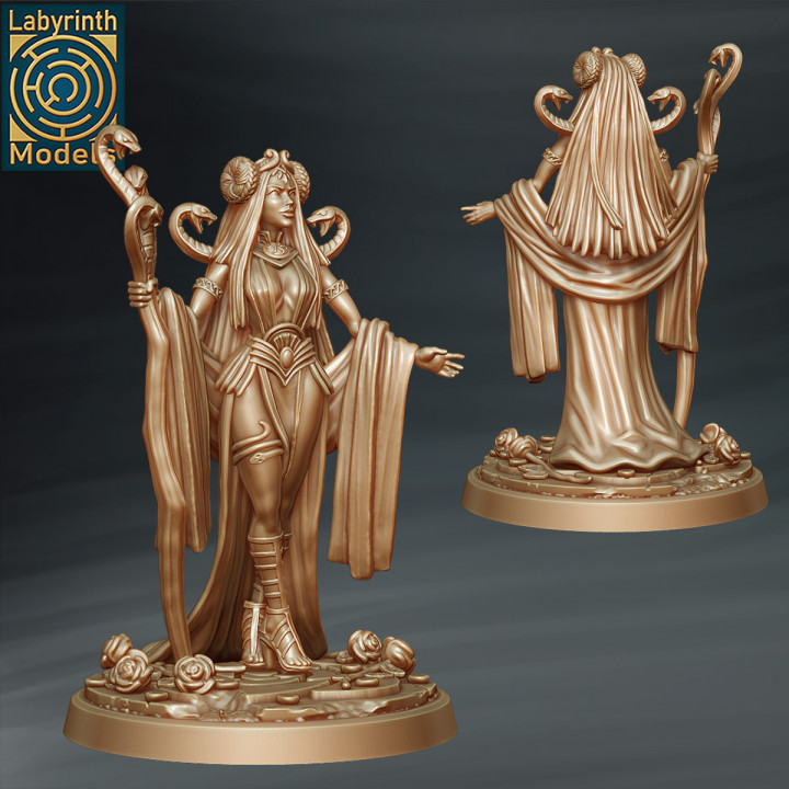 3D Printable Circe the Enchantress - 32mm scale by Labyrinth Models