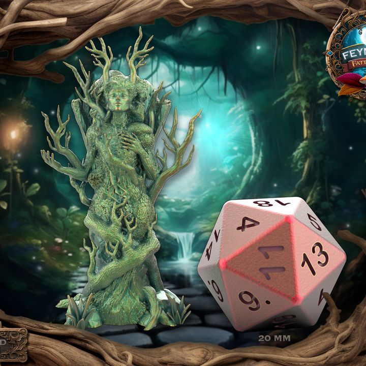 3D Printable Dryad Miniature - Pre-supported by FatesEnd