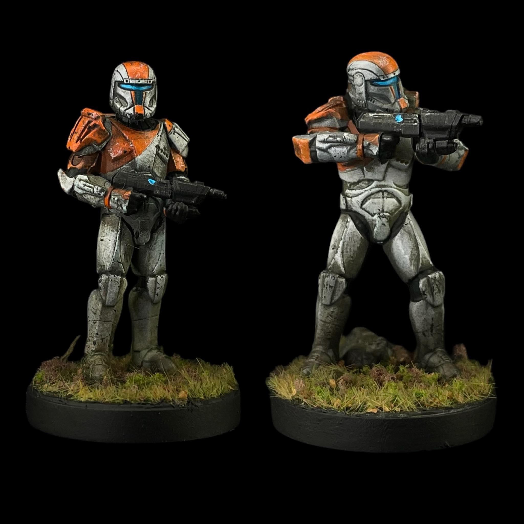 3D Printable Commando Three-Eight Legion Scale by Dark Fire Designs