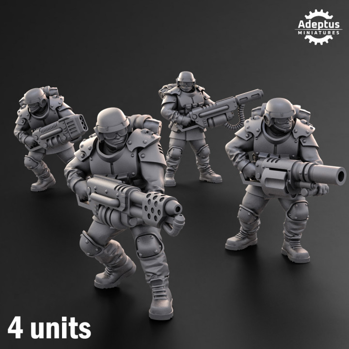 3D Printable Special weapons. Ultima Troops. Imperial Guard by Adeptus ...