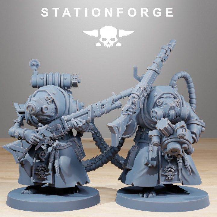 3D Printable Raticus Grunts by Station Forge