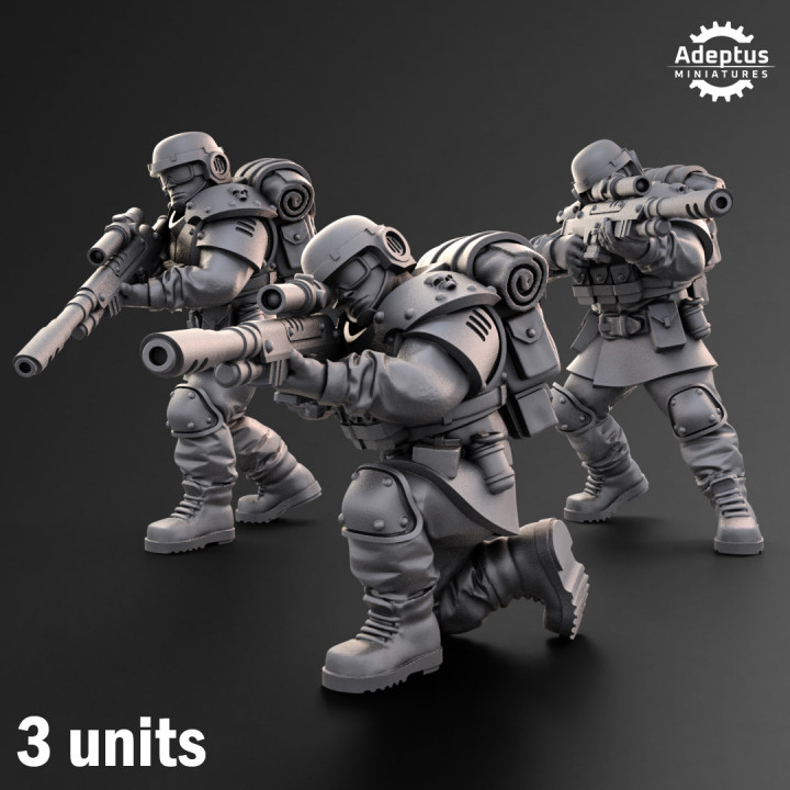 3D Printable Infantry Bundle. Ultima Troops. Imperial Guard by Adeptus ...