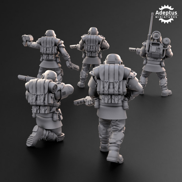 3D Printable Infantry Bundle. Ultima Troops. Imperial Guard by Adeptus ...