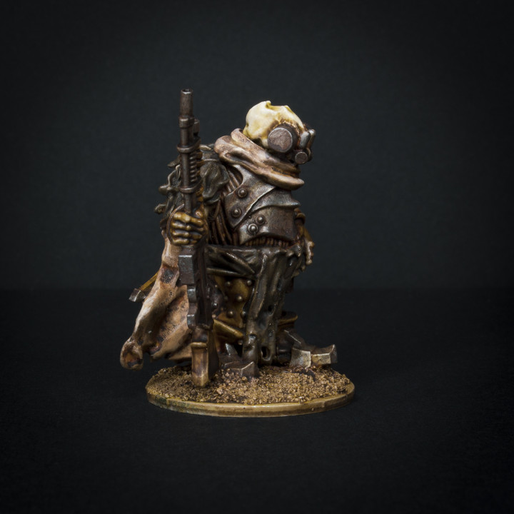 3D Printable Beet the Ash Waste Nomad by Knucklebones Miniatures