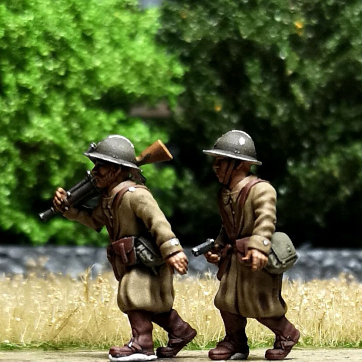 3D Printable 28mm French Spahis LMG team (with head variants) by ...