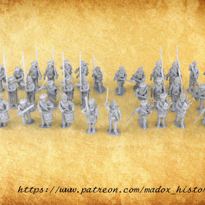 3D Printable AWI British Army by BattleCat Miniatures