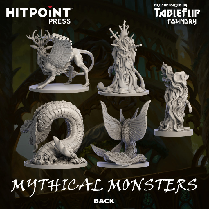 3D Printable HUMBLEWOOD - MYTHICAL MONSTERS by Hit Point Press
