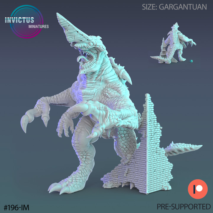 3D Printable Sword Head Kaiju Set / Space Beast / Cosmic Predator ...