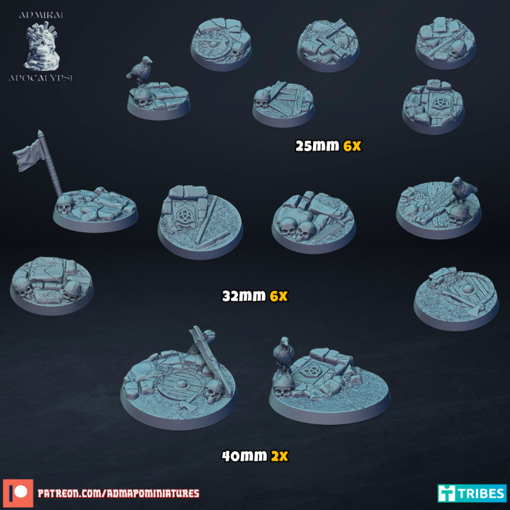 3D Printable Norse Raided Village Bases & Toppers (pre-supported) by ...