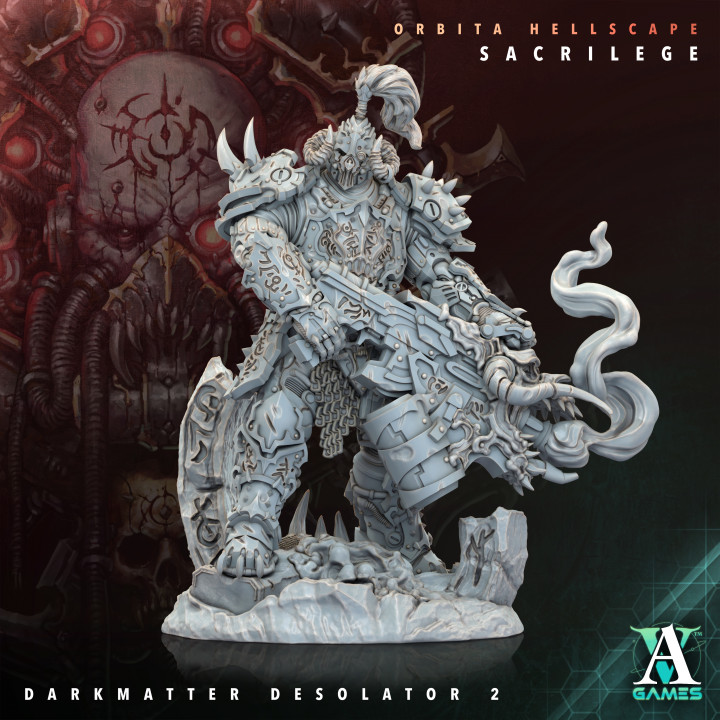 3d Printable Orbita Hellscape Sacrilege Bundle By Archvillain Games