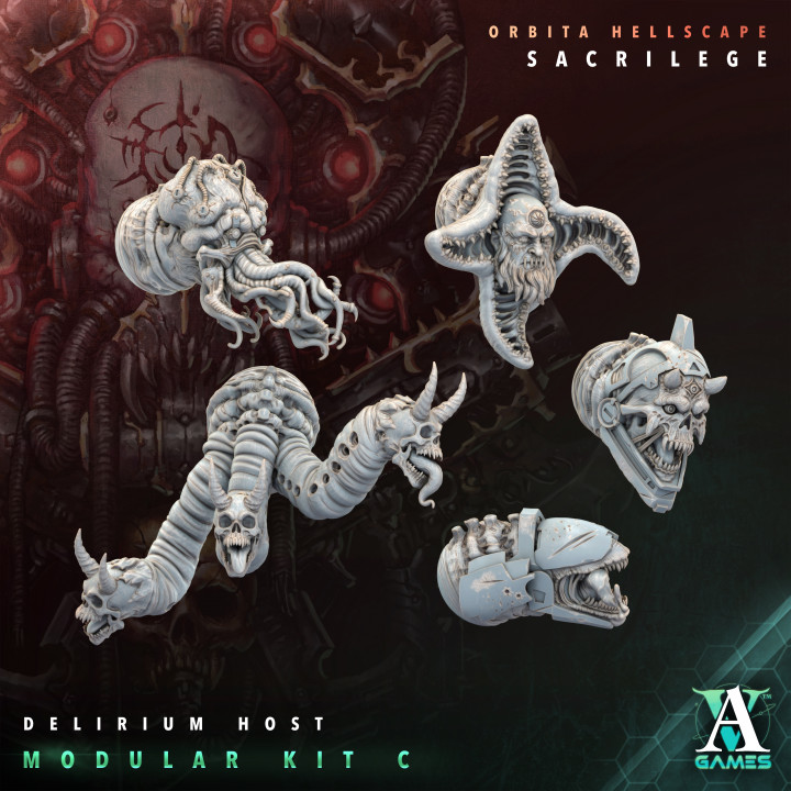 3D Printable Orbita Hellscape - Sacrilege - Bundle by Archvillain Games