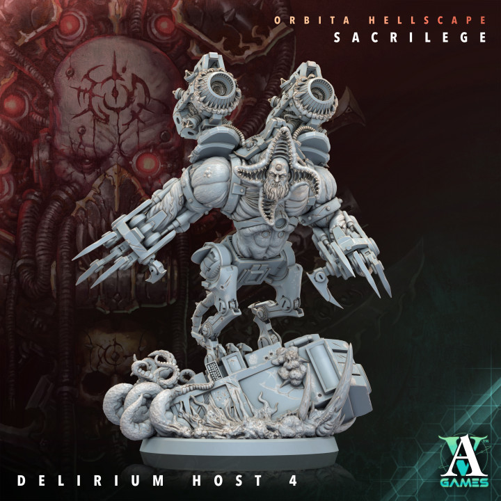 3D Printable Orbita Hellscape - Sacrilege - Bundle by Archvillain Games