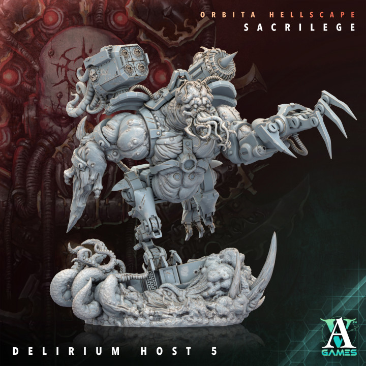 3D Printable Orbita Hellscape - Sacrilege - Bundle by Archvillain Games