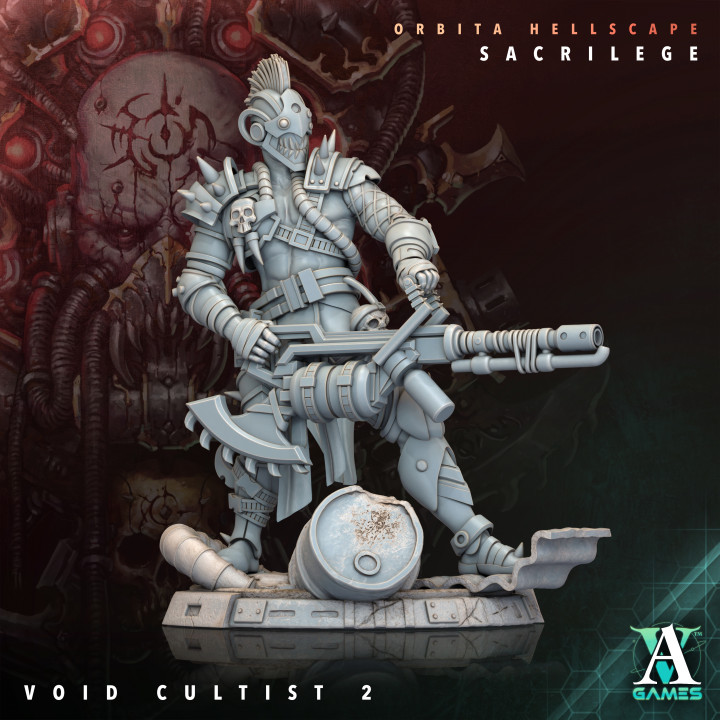 3D Printable Orbita Hellscape - Sacrilege - Bundle by Archvillain Games