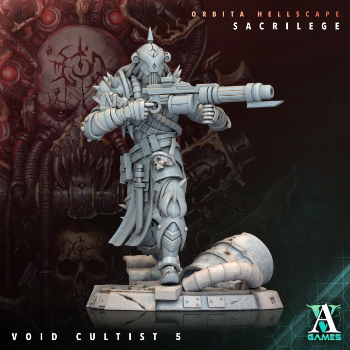 3D Printable Orbita Hellscape - Sacrilege - Bundle by Archvillain Games