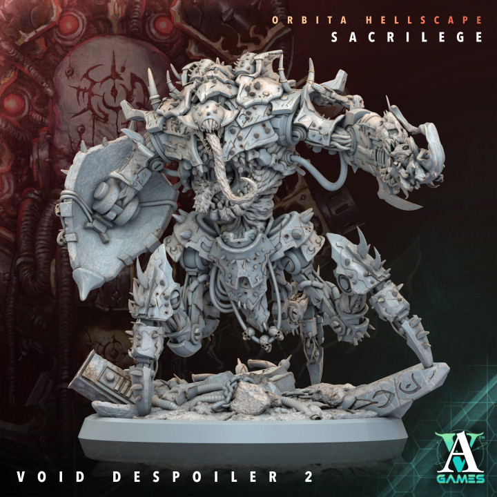3D Printable Orbita Hellscape - Sacrilege - Bundle by Archvillain Games