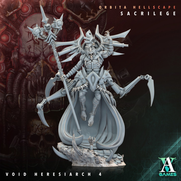 3D Printable Orbita Hellscape - Sacrilege - Bundle by Archvillain Games