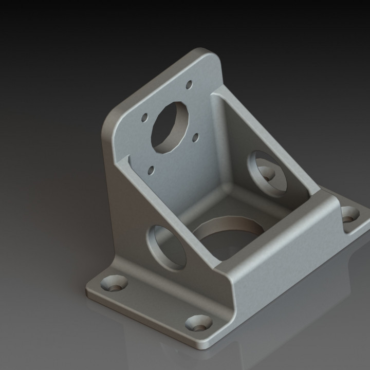 3D Printable Stepper Stand Nema 14 by NerdCorner
