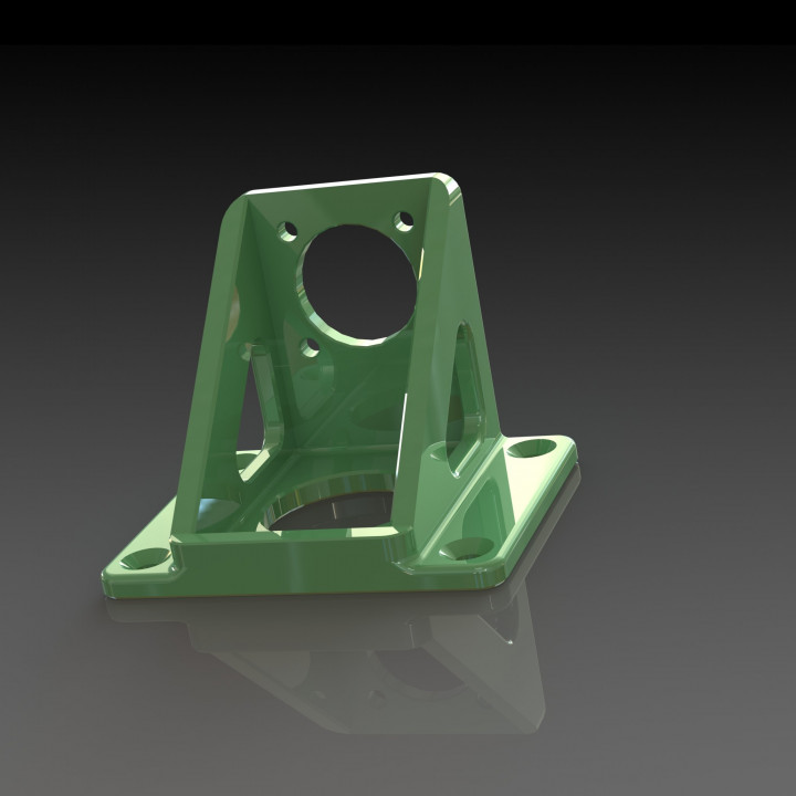 3D Printable Stepper Stand Nema 8 by NerdCorner