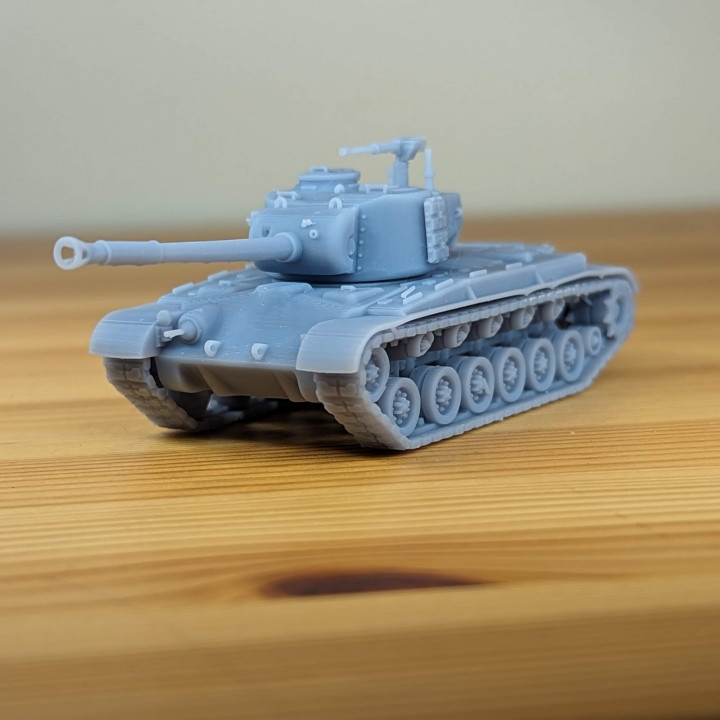 3D Printable Medium Tank M46 Patton - "General Patton" (US, Korean war ...
