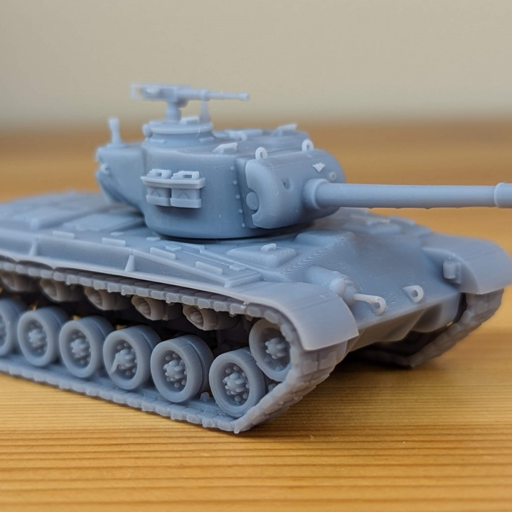 3D Printable Medium Tank M46 Patton - "General Patton" (US, Korean war ...
