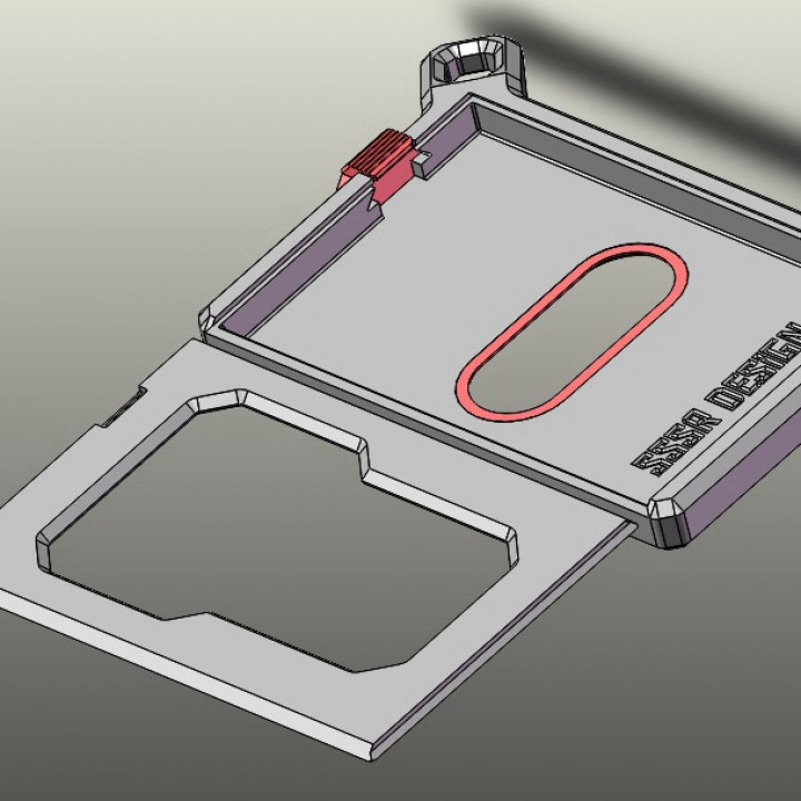 3D Printable Slim Wallet by MING
