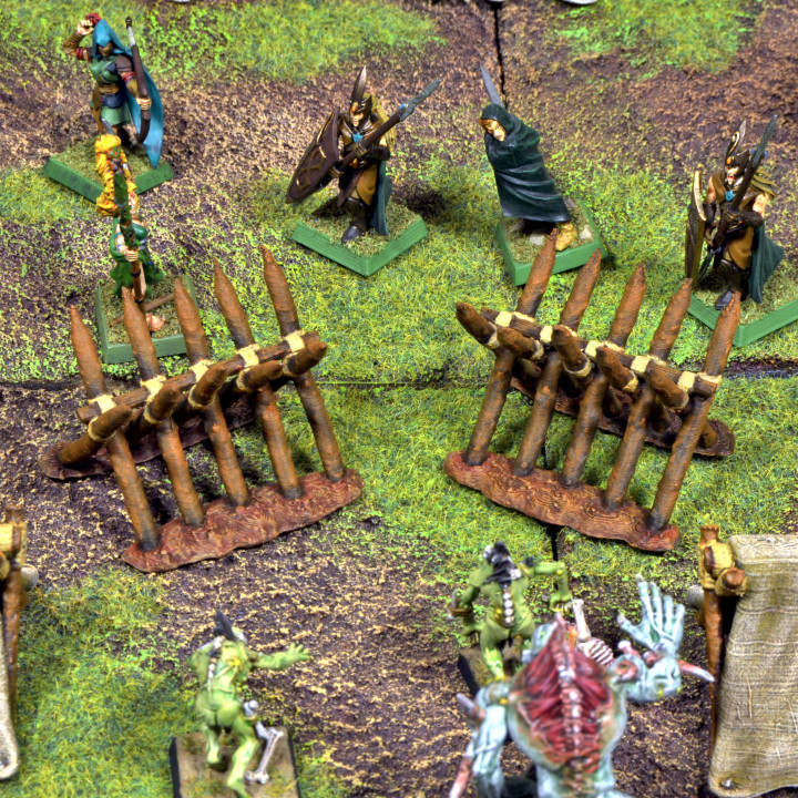 3D Printable Stake Barricade V1 by Dani Amengual