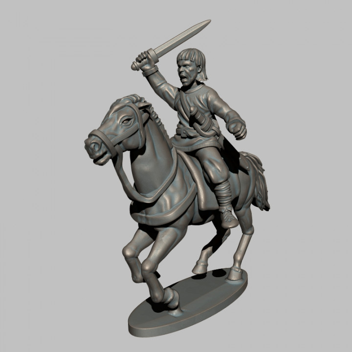 3D Printable Goth Cavalry by Wargames Atlantic
