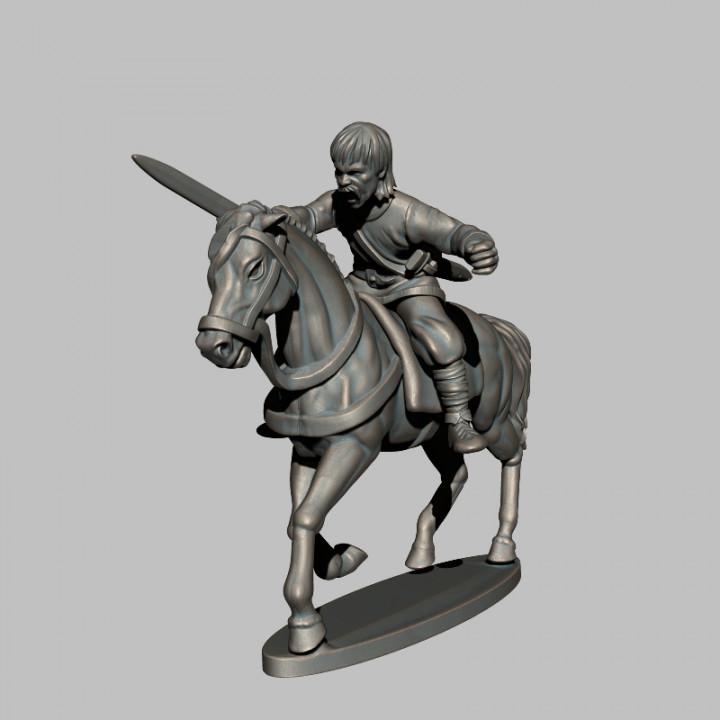 3D Printable Goth Cavalry by Wargames Atlantic