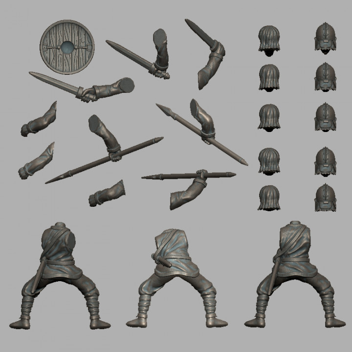 3D Printable Goth Cavalry by Wargames Atlantic