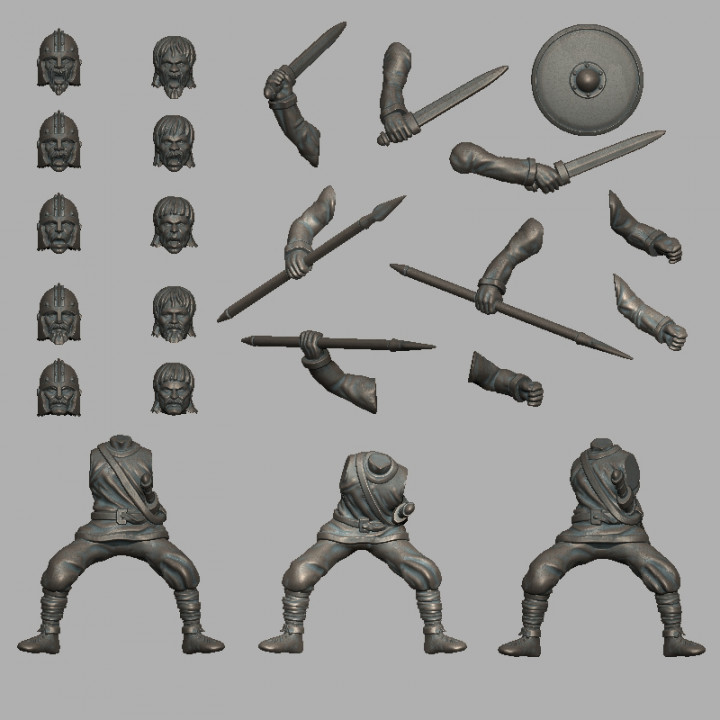 3D Printable Goth Cavalry by Wargames Atlantic