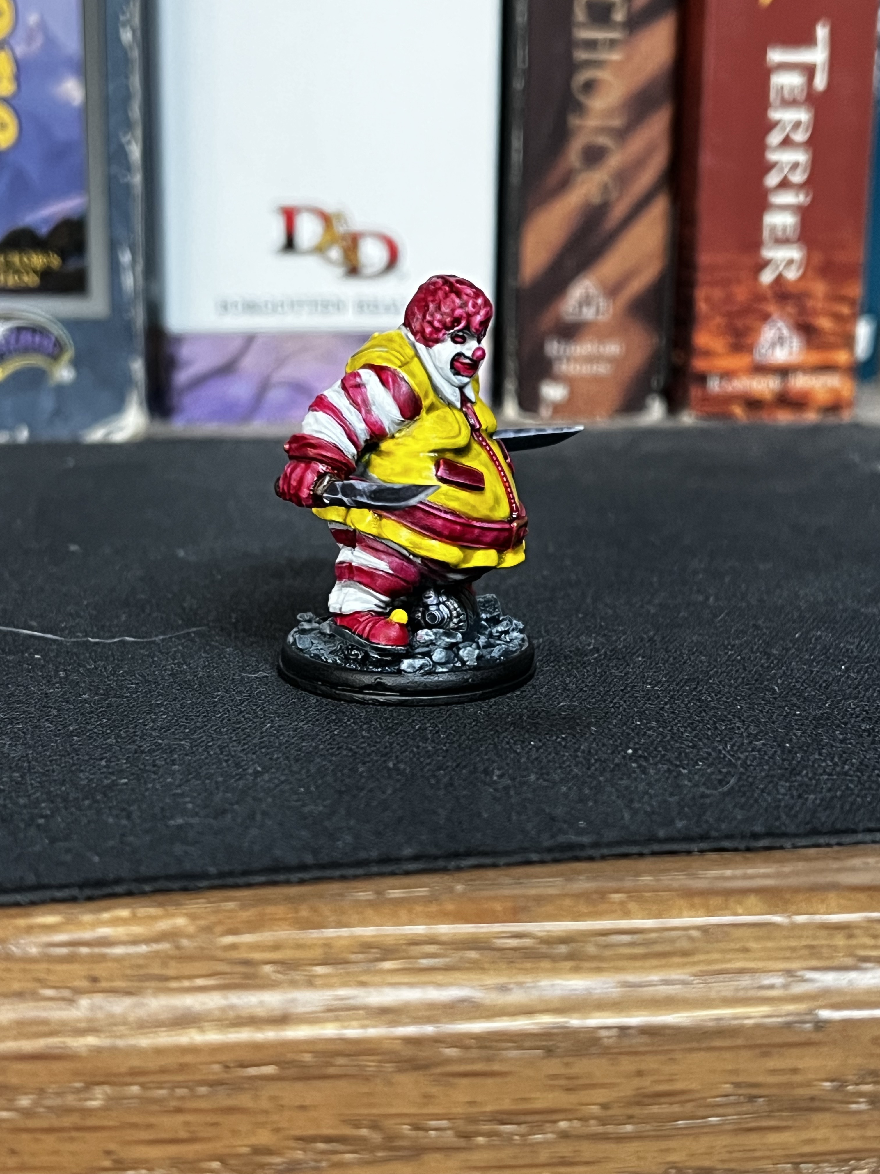 3D Printable BATCHOY CLOWN RONARD MC HOTDOG by PAPSIKELS MINIATURES