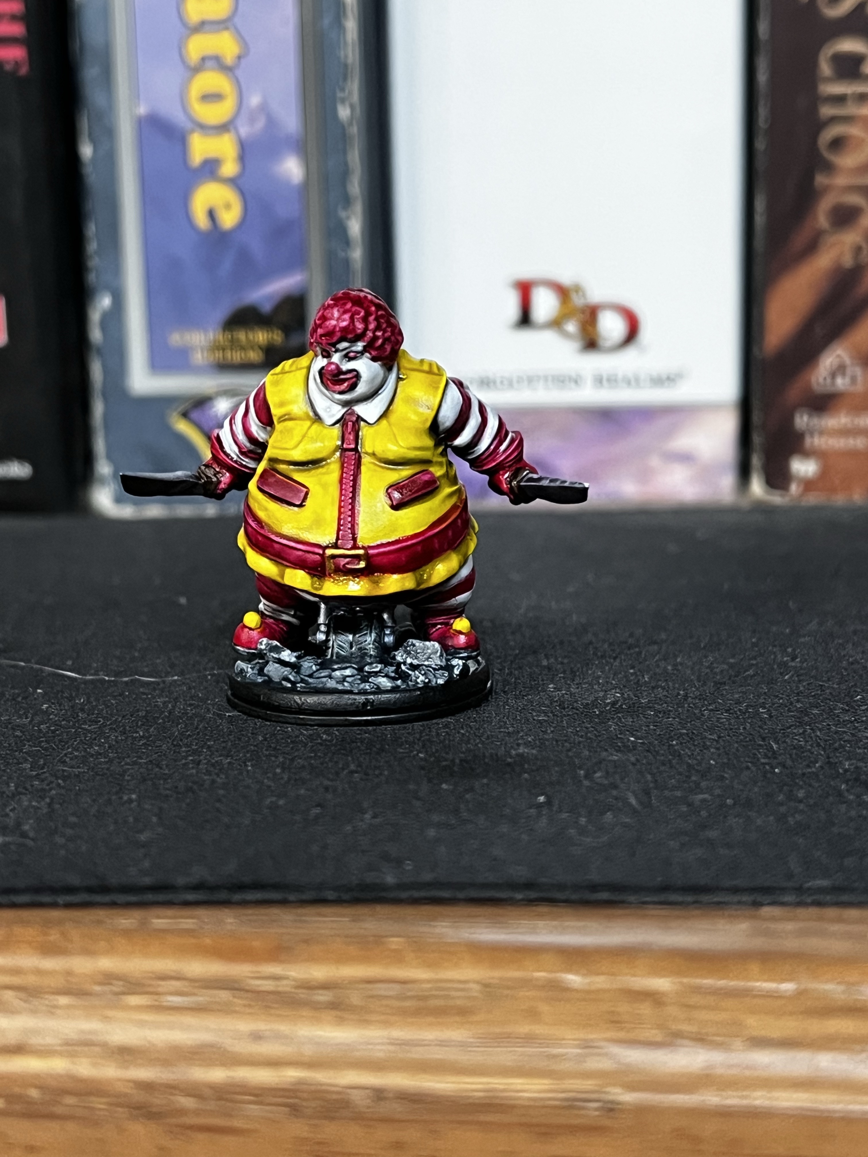 3D Printable BATCHOY CLOWN RONARD MC HOTDOG by PAPSIKELS MINIATURES