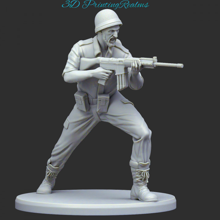 3D Printable Soldier by 3DprintingRealms