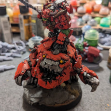 3D Printable Orc Hero on Kaiju-Bot by Puppetswar Miniatures
