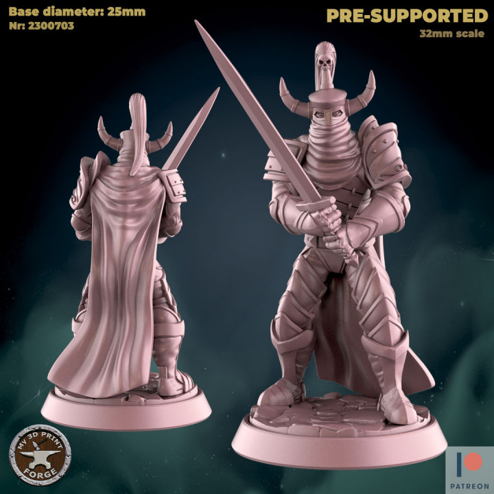 3D Printable Evil Knight by My3DPrintForge