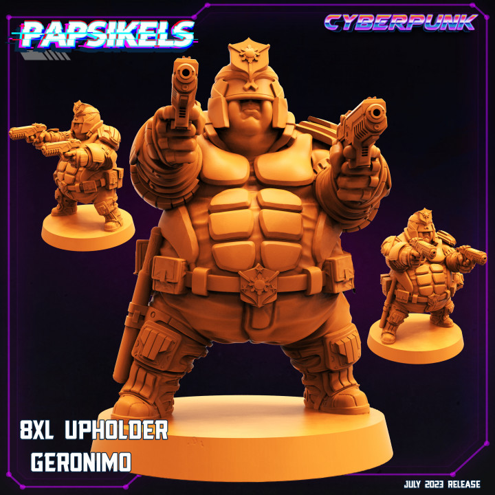 3D Printable 8XL UPHOLDER GERONIMO by PAPSIKELS MINIATURES