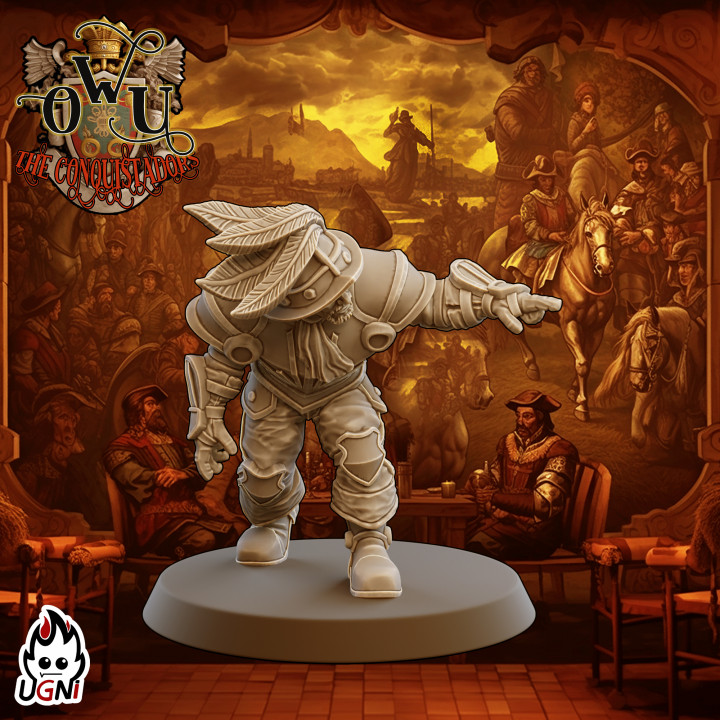 Descargar Human Lineman #4 - OWU Team de UGNI Miniatures