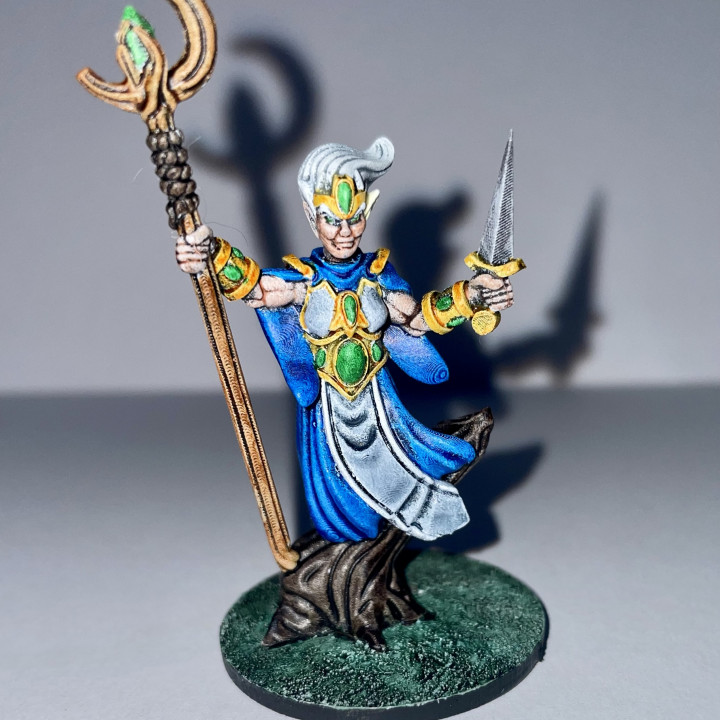 3D Print of Forest Elf - Spellcaster by benb5