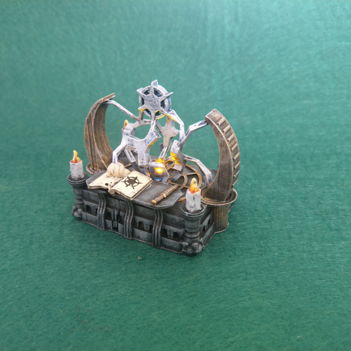 3D Printable Light up Sorcerers Table for use with HeroQuest by Andy at ...