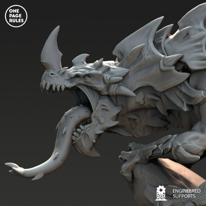 3D Printable Devourer Beast - Alien Hives by One Page Rules
