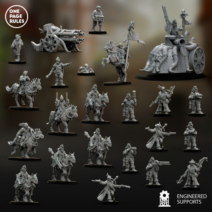 3D Printable Human Empire - Release #4 by One Page Rules
