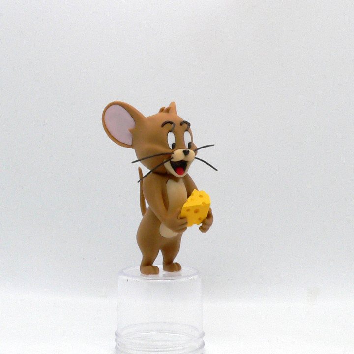 3D Printable Jerry Mouse by Steve Solomon