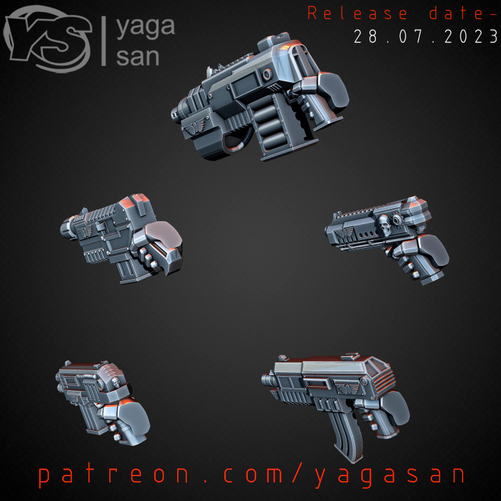 3D Printable Bolters KitBASH Pack by Yaga San