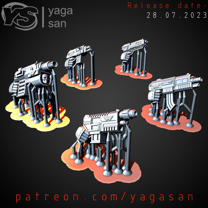 3D Printable Bolters KitBASH Pack by Yaga San